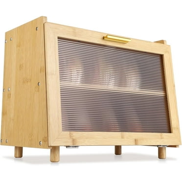 Rolltop Bread Box Kitchen Storage Container 12.40''x10.04''x6.69 ...