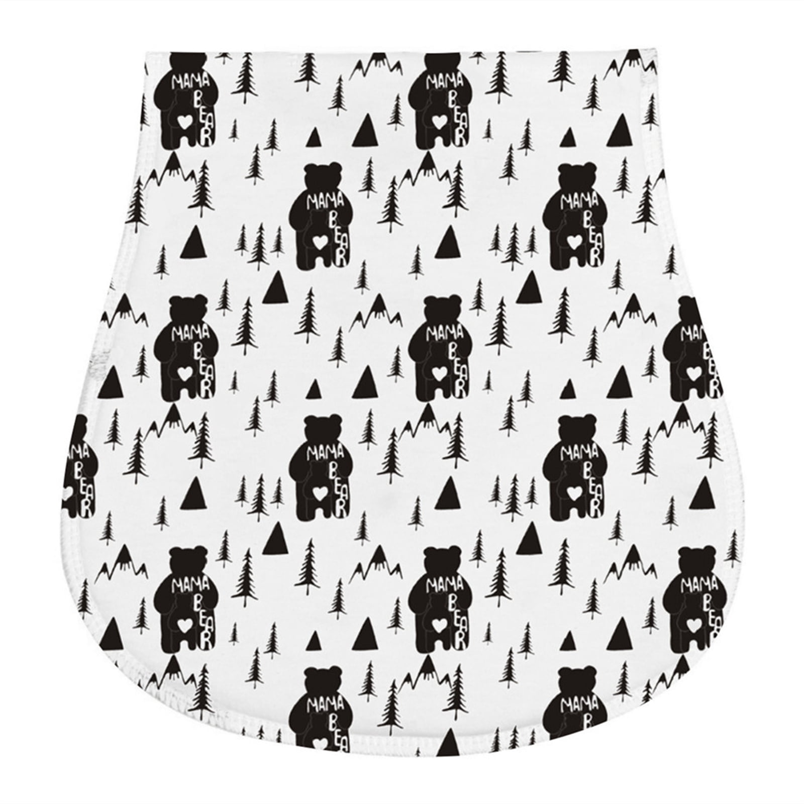 2-Layer Burp Cloth Bibs Absorbent Baby Feeding Teething Bibs Soft ...
