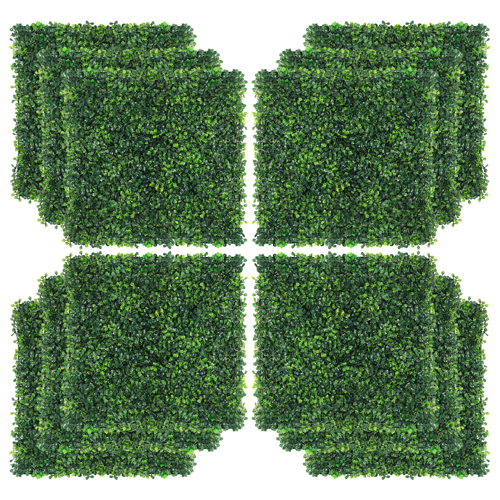 2 Layer Grass Wall Panels 20x 2010pcs Artificial Green Wall Panel Backdrop Greenery Wall