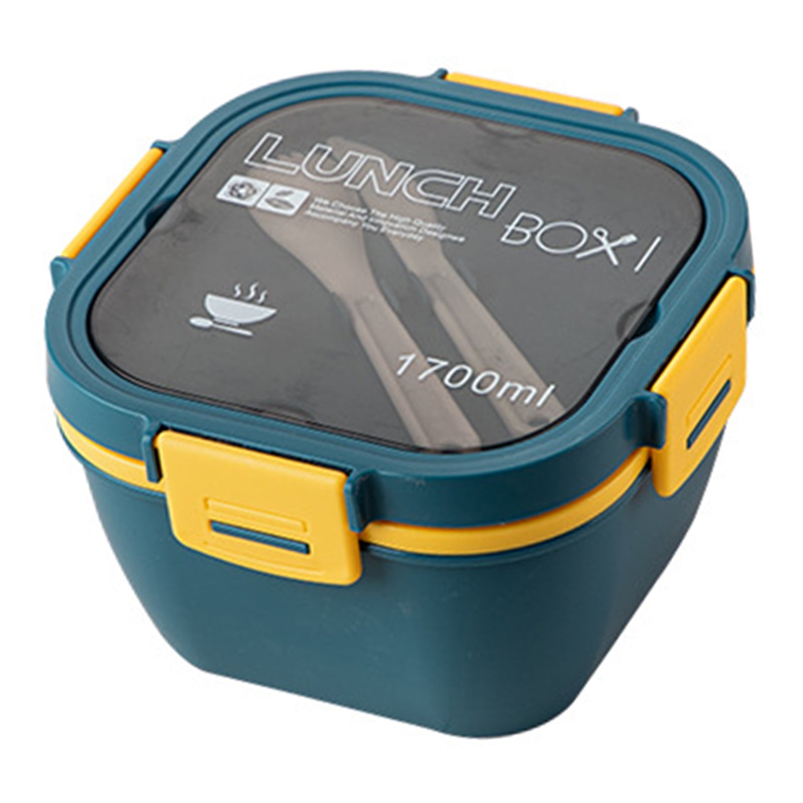 2 Layer Plastic Freshmage Salad Lunch Container To Go, Salad Dressings ...