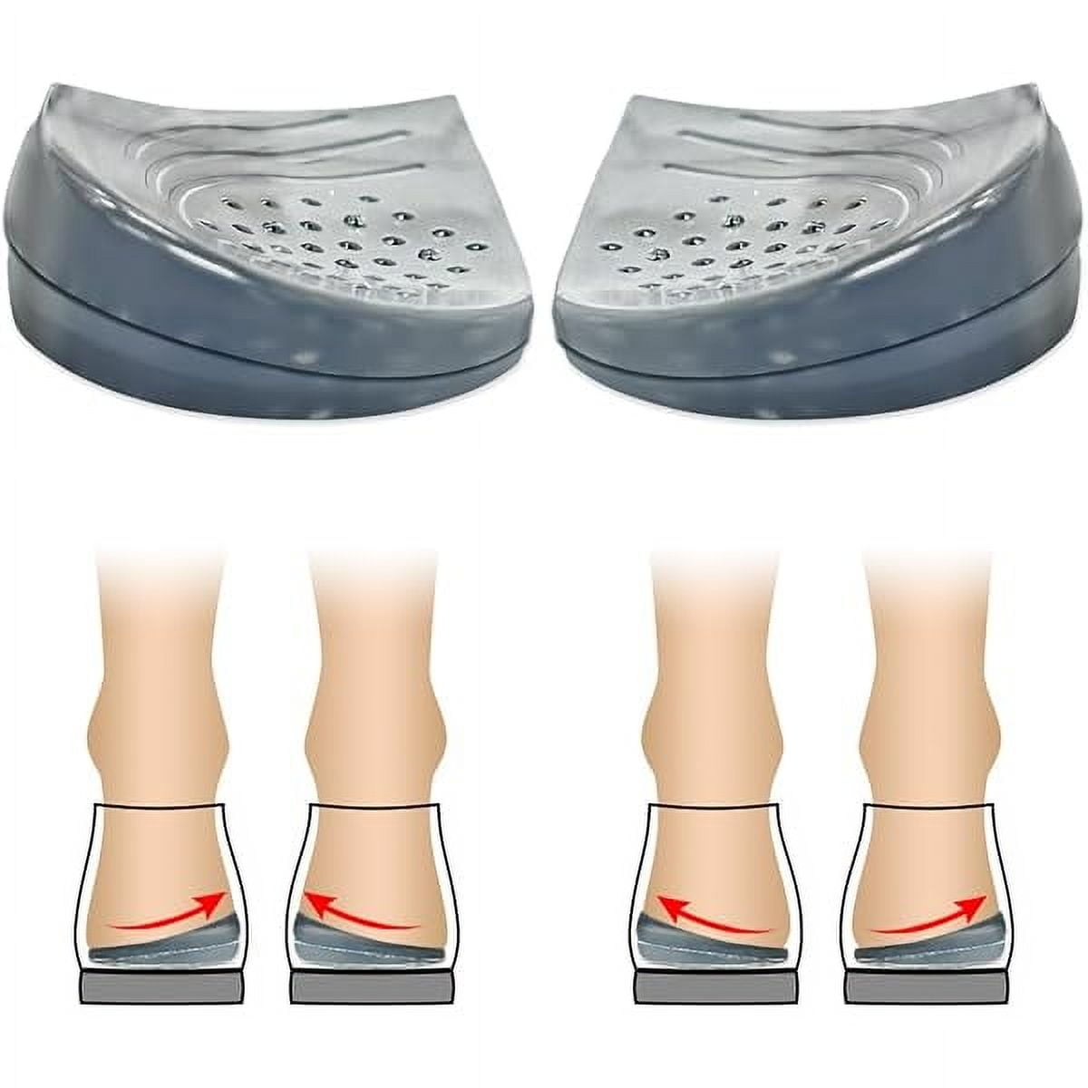 2 Layers Adjustable Heel Wedge Corrective Inserts for Over Pronation ...
