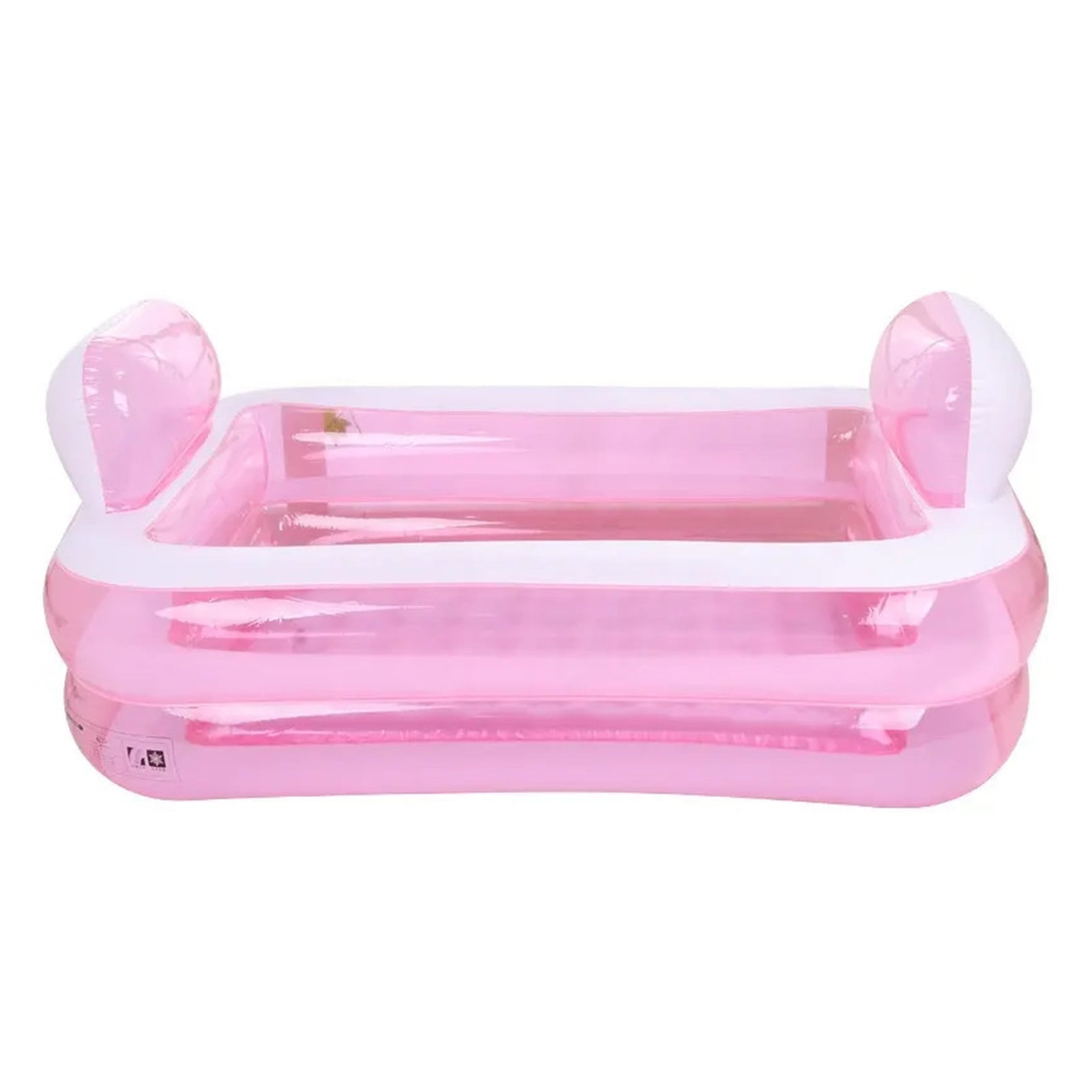 2 Layers Children Adult Inflatable Pool Bathing Tub Home Outdoor Large ...