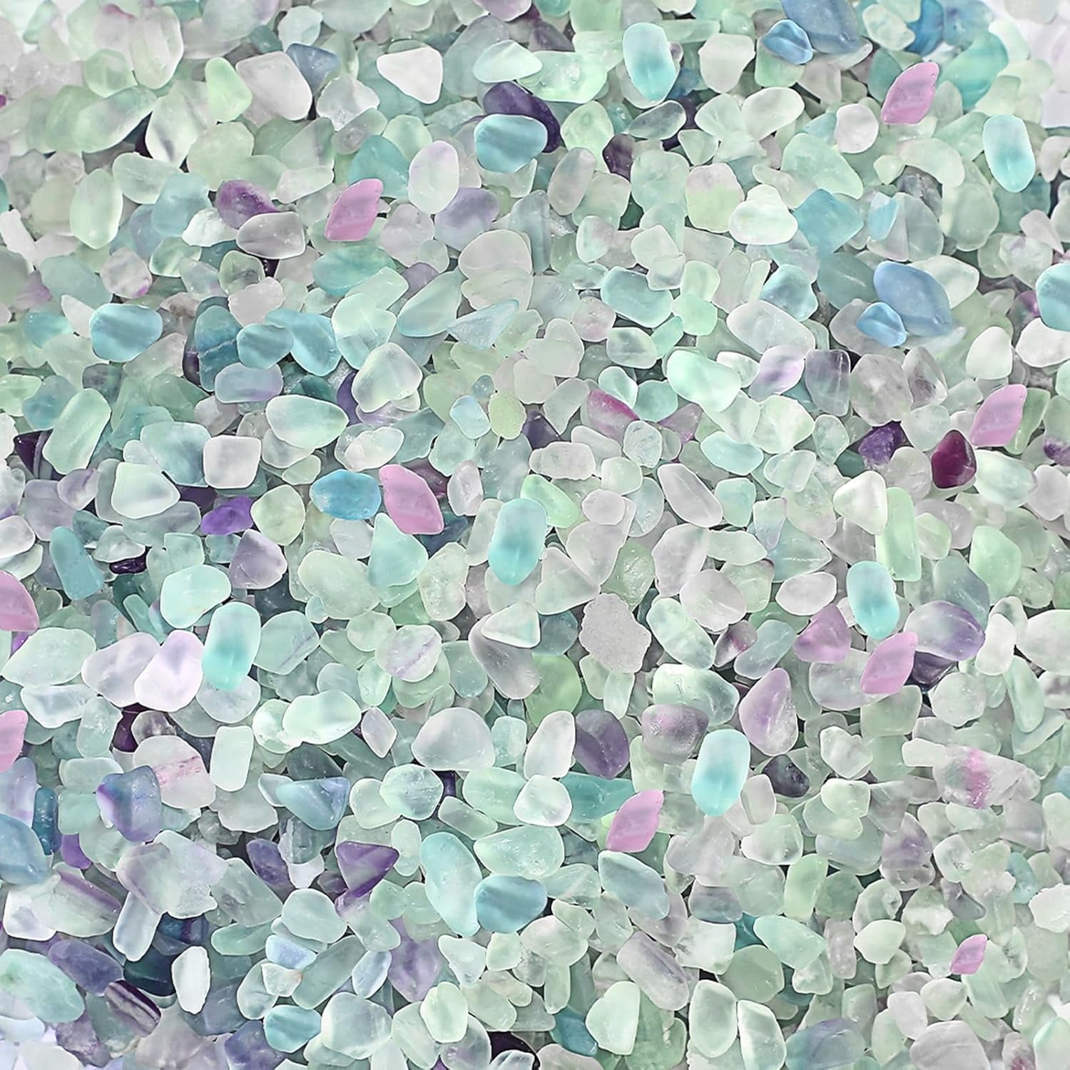 2 Lb/920g Small Pebbles for Indoor Plants, 0.15-0.3" Decorative Pebbles Vase Filler, Crystal ...