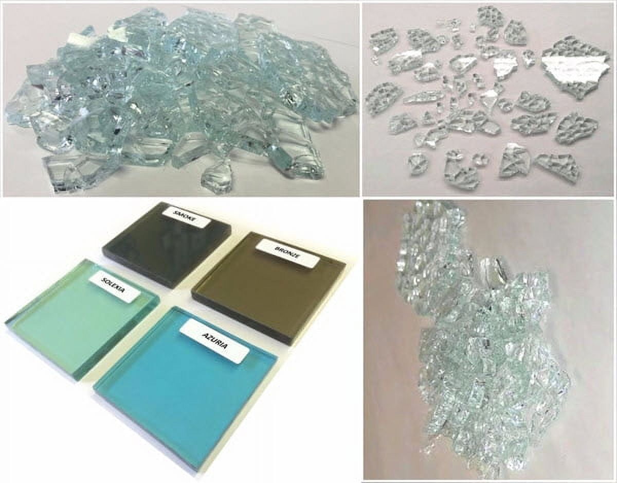 2 Lbs. Broken Tempered Glass for Craft and Art Projects - SOLEXIA ...