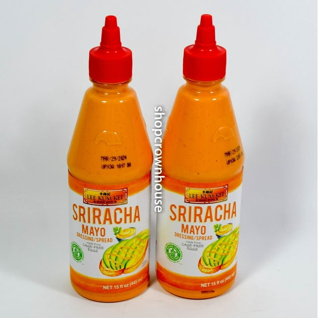 2 Lee Kum Kee Sriracha Mayo Dressingspread 15 Ounce Bottle 03292024