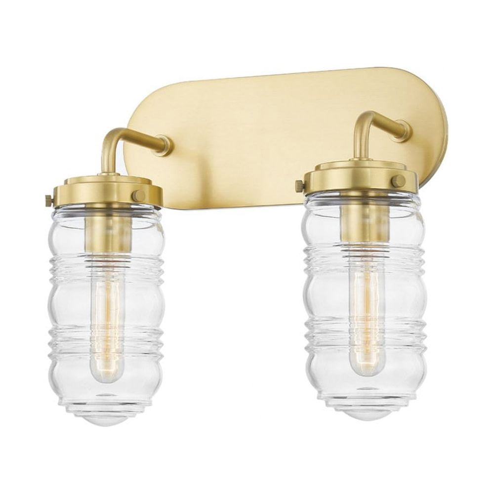 -2 Light Bath Bracket In Transitional Style-14.25 Inches Wide By 12.25 ...