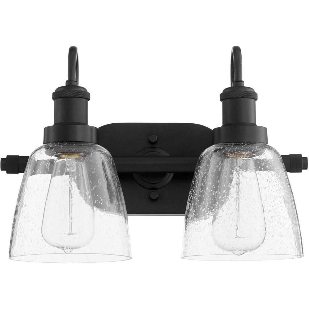 2 Light Bathroom Light Fiture in Transitional Style-10.5 inches Tall ...