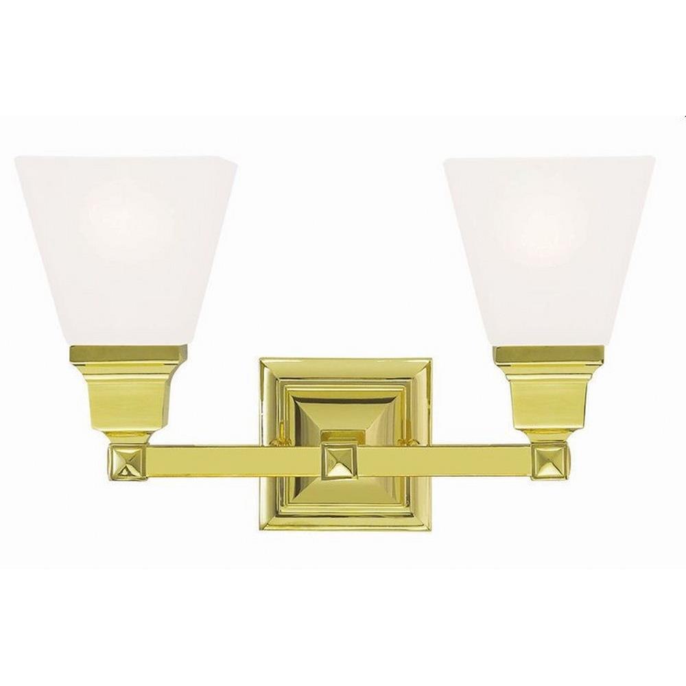 2 Light Bathroom Light in New Traditional Style 15 inches Wide By 9.5 ...