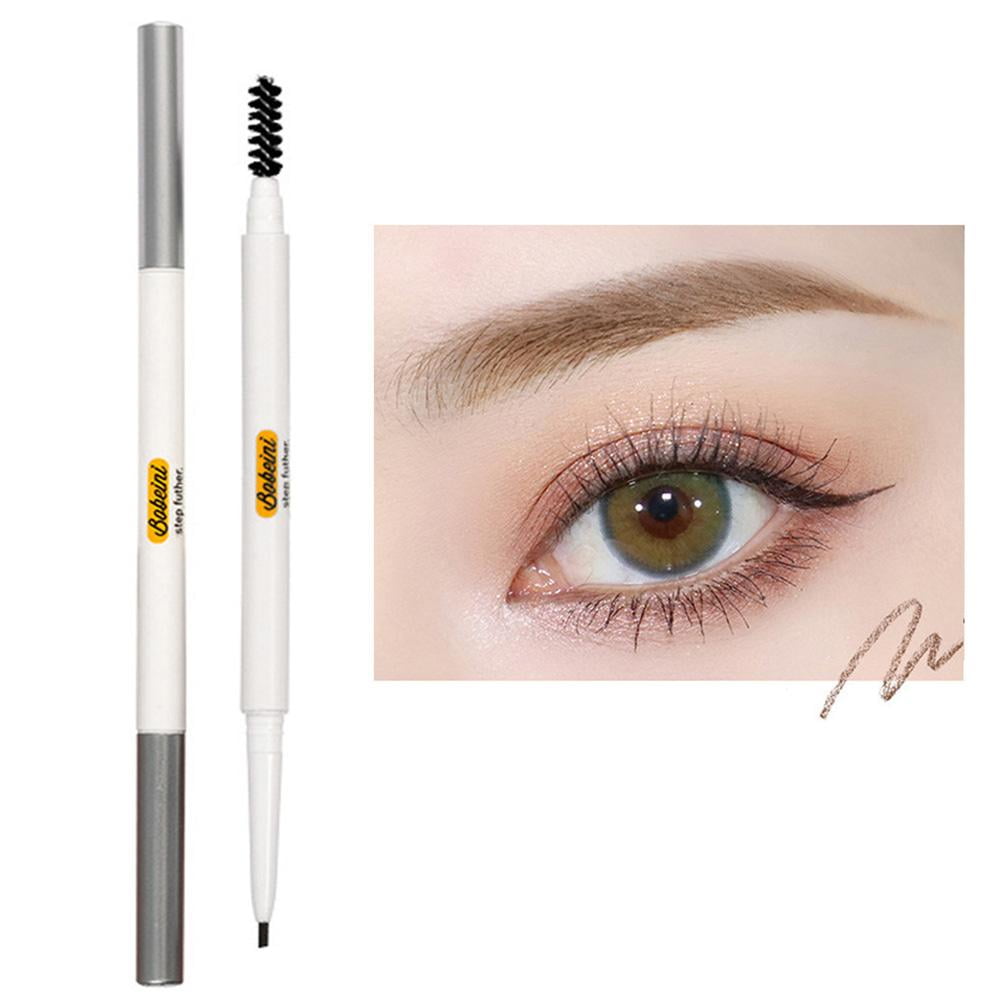 2# Light Brown (B) Double-headed eyebrow pencil Long-lasting waterproof ...