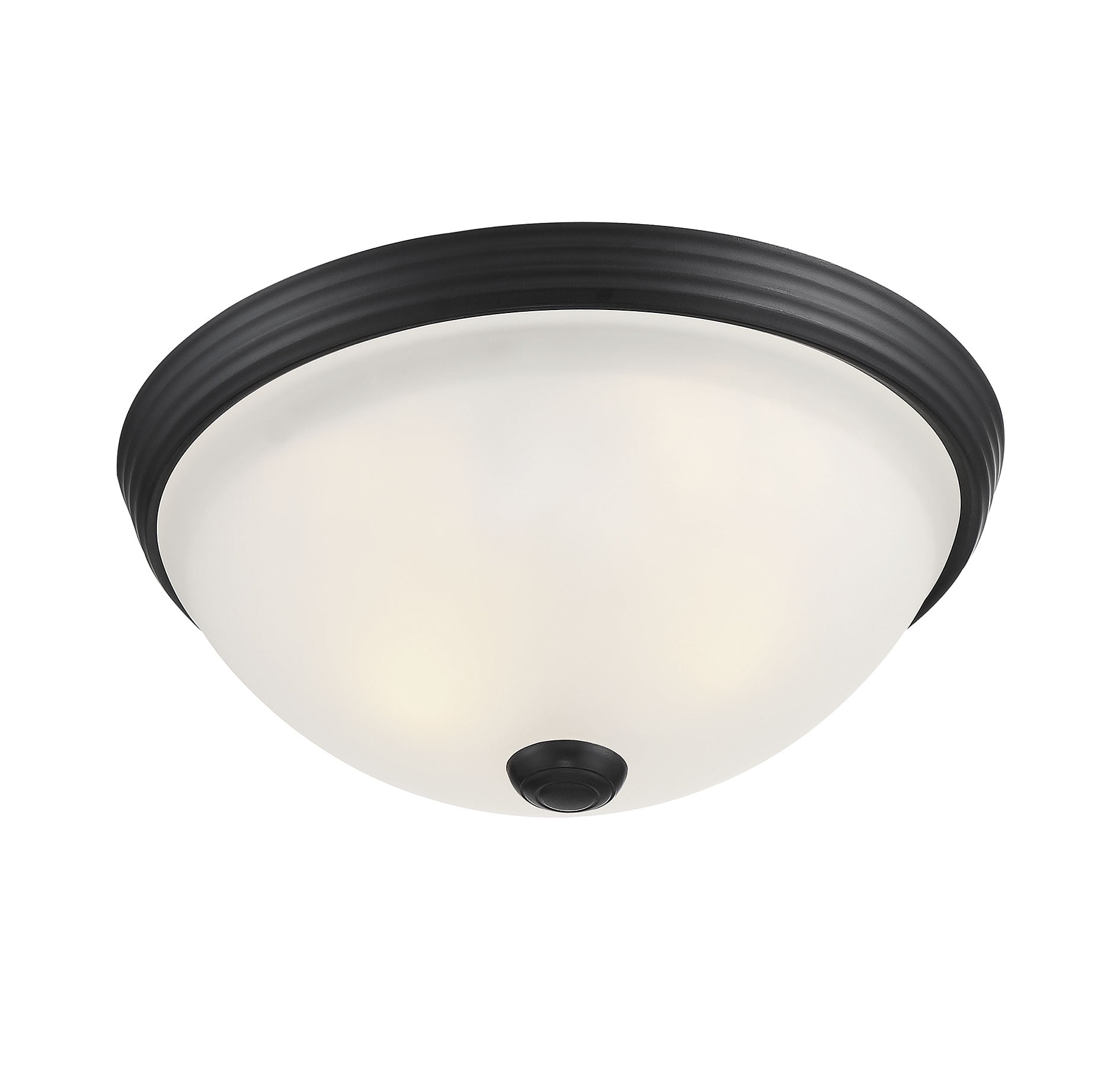 2-Light Ceiling Light in Matte Black - Walmart.com