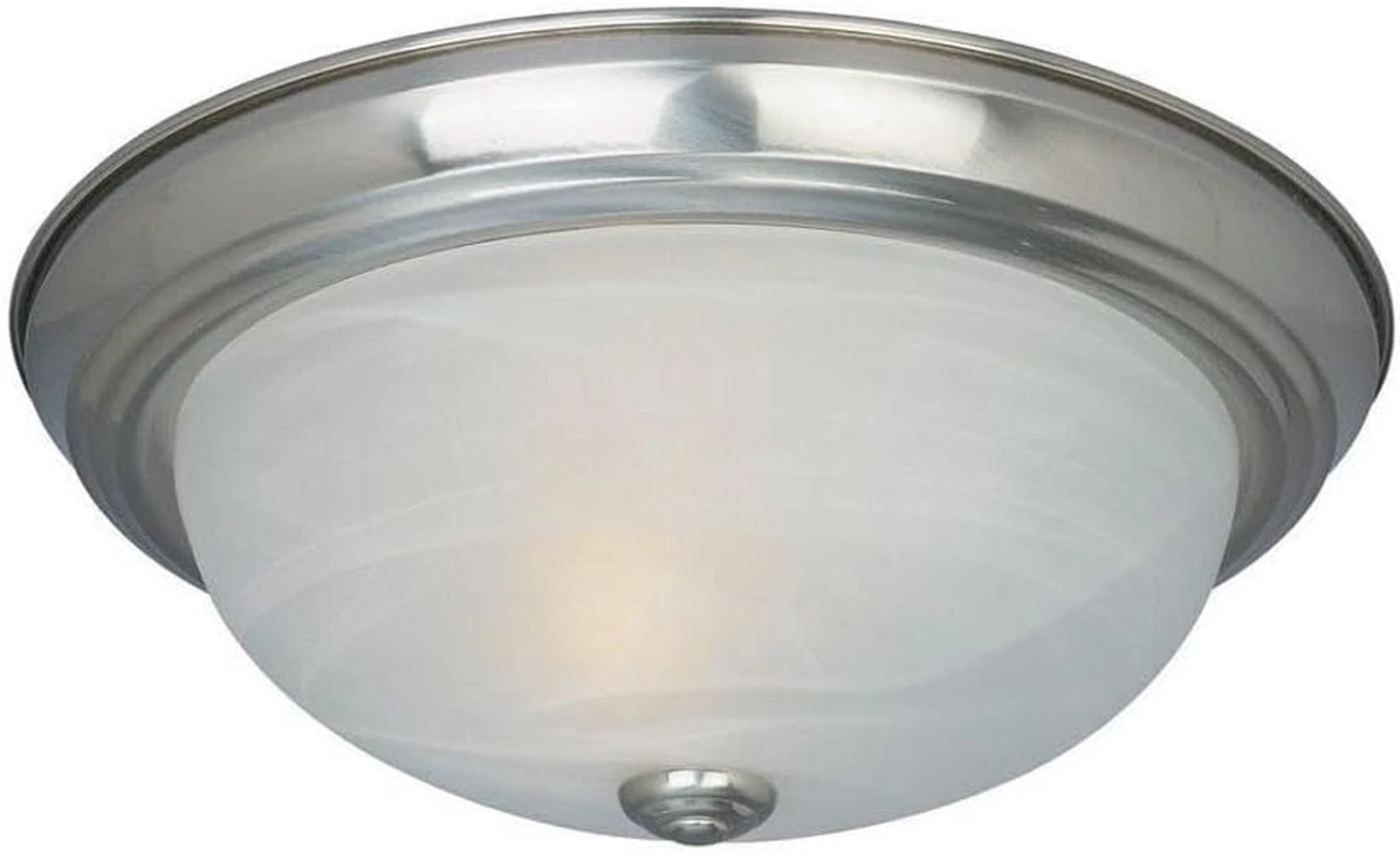 2-Light Flush Mount Ceiling Light, 11 Inch Lighting Fixture for Kitchen ...