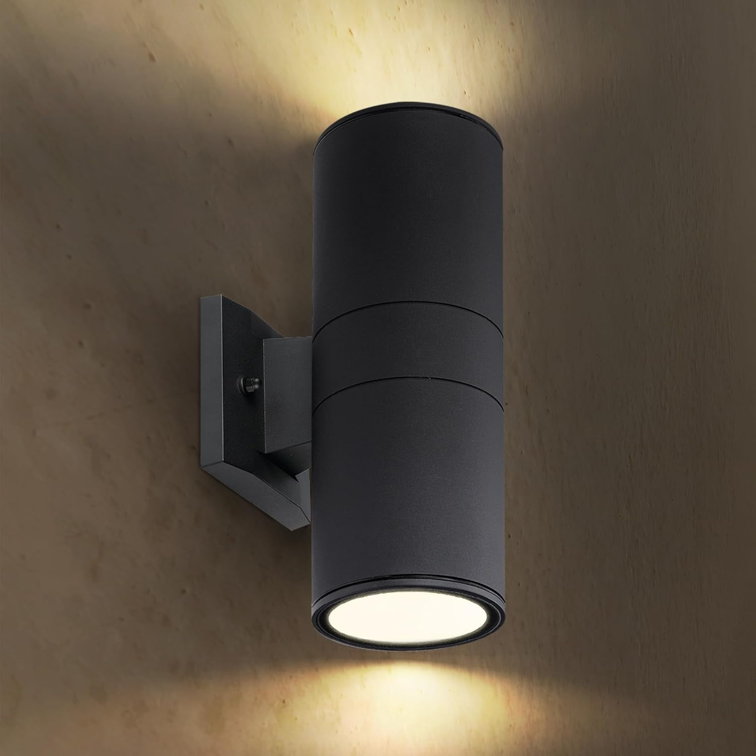 2 Light LED Indoor & Outdoor Wall Light Fixture | 18W 1900LM 3000K ...