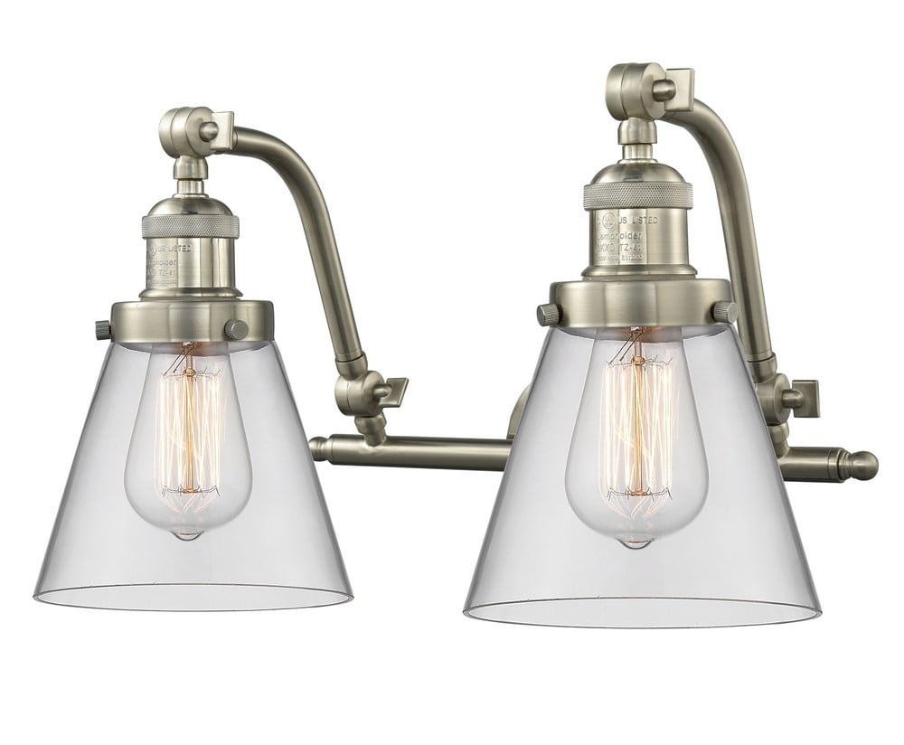 2 Light Vintage Dimmable Led Bathroom Fixture - Walmart.com