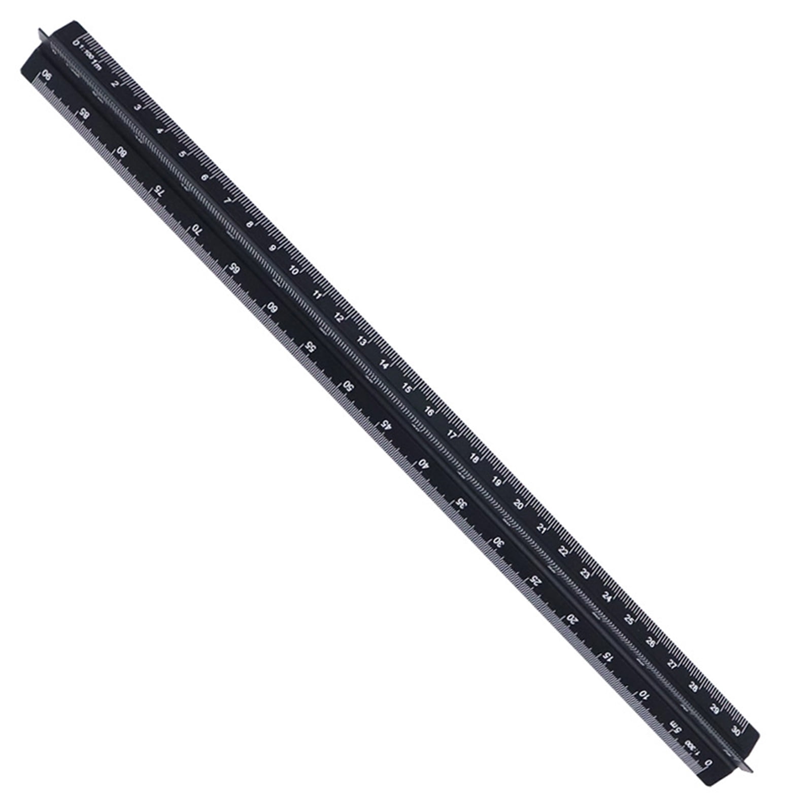2. Lightweight Aluminum Triangular Scale Ruler With Double Gradations ...