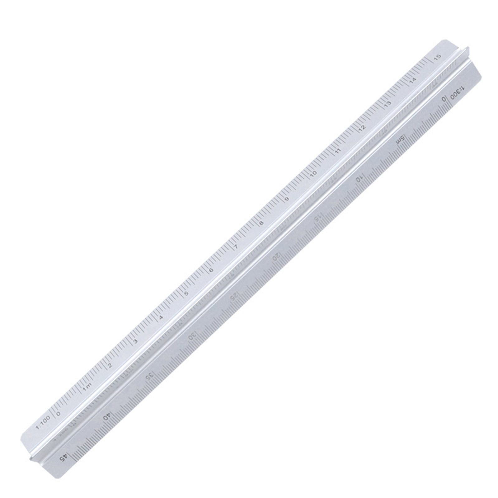 2. Lightweight Aluminum Triangular Scale Ruler With Double Gradations ...