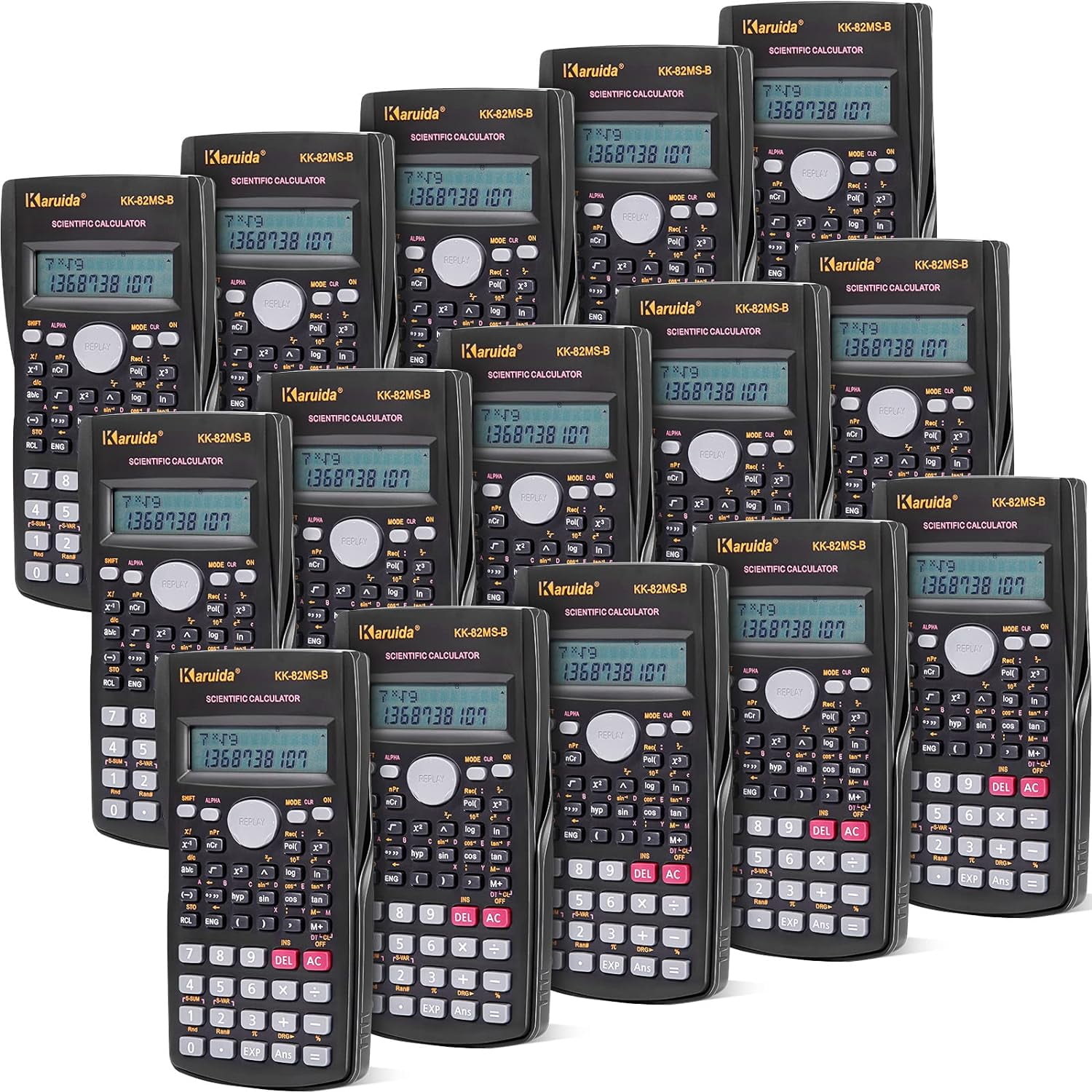 2 Line Engineering Scientific Calculator Function Large Display Math ...