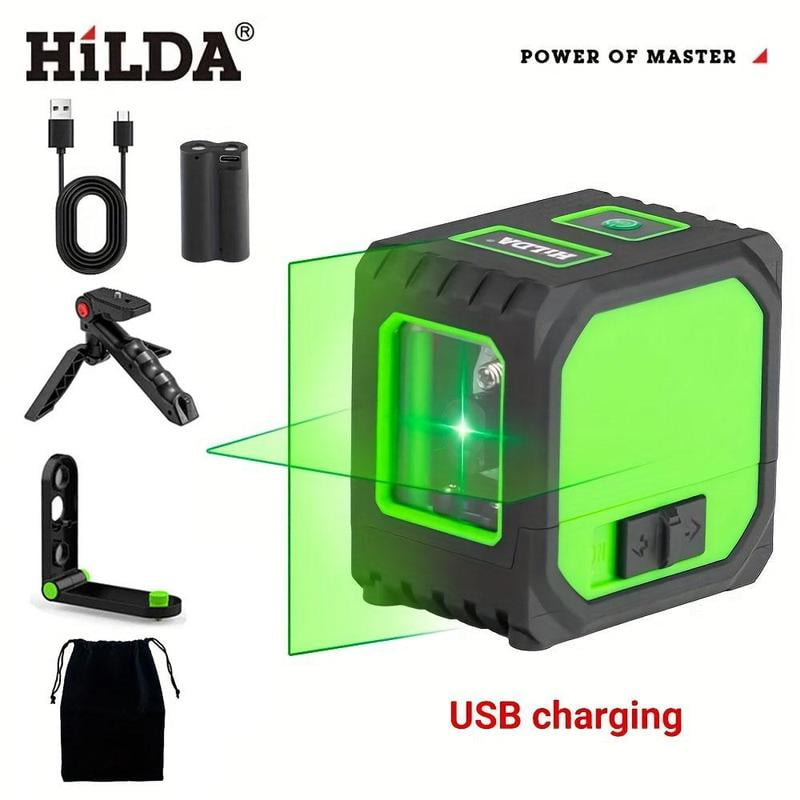 2 Line Mini Laser Level, Automatic Leveling Laser Level, Level ...