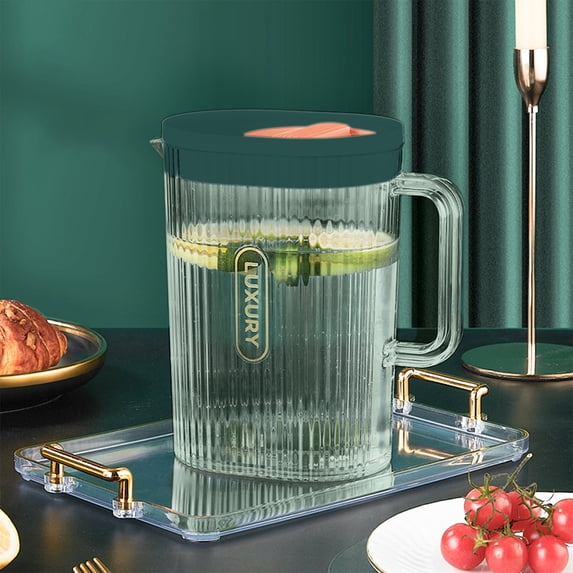 2 Liter Plastic Pitcher With Lid Cold Kettle Drink Dispenser for ...