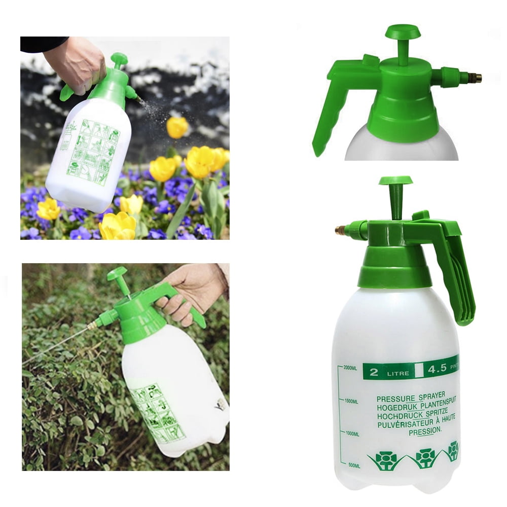 2 Liter Pressure Spray Bottle Garden Adjustable Chemical Sprayer ...