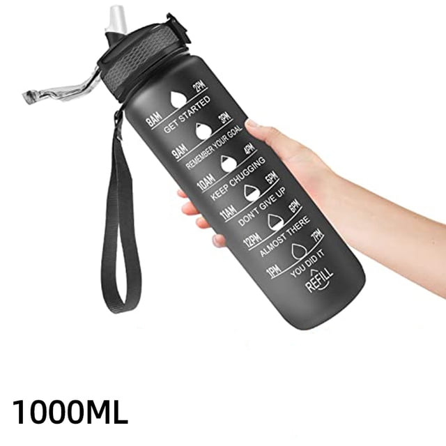2 Liter Water Bottle with Straw Female Jug Girls Portable Travel bottles Fitness Bike Cup Summer ...