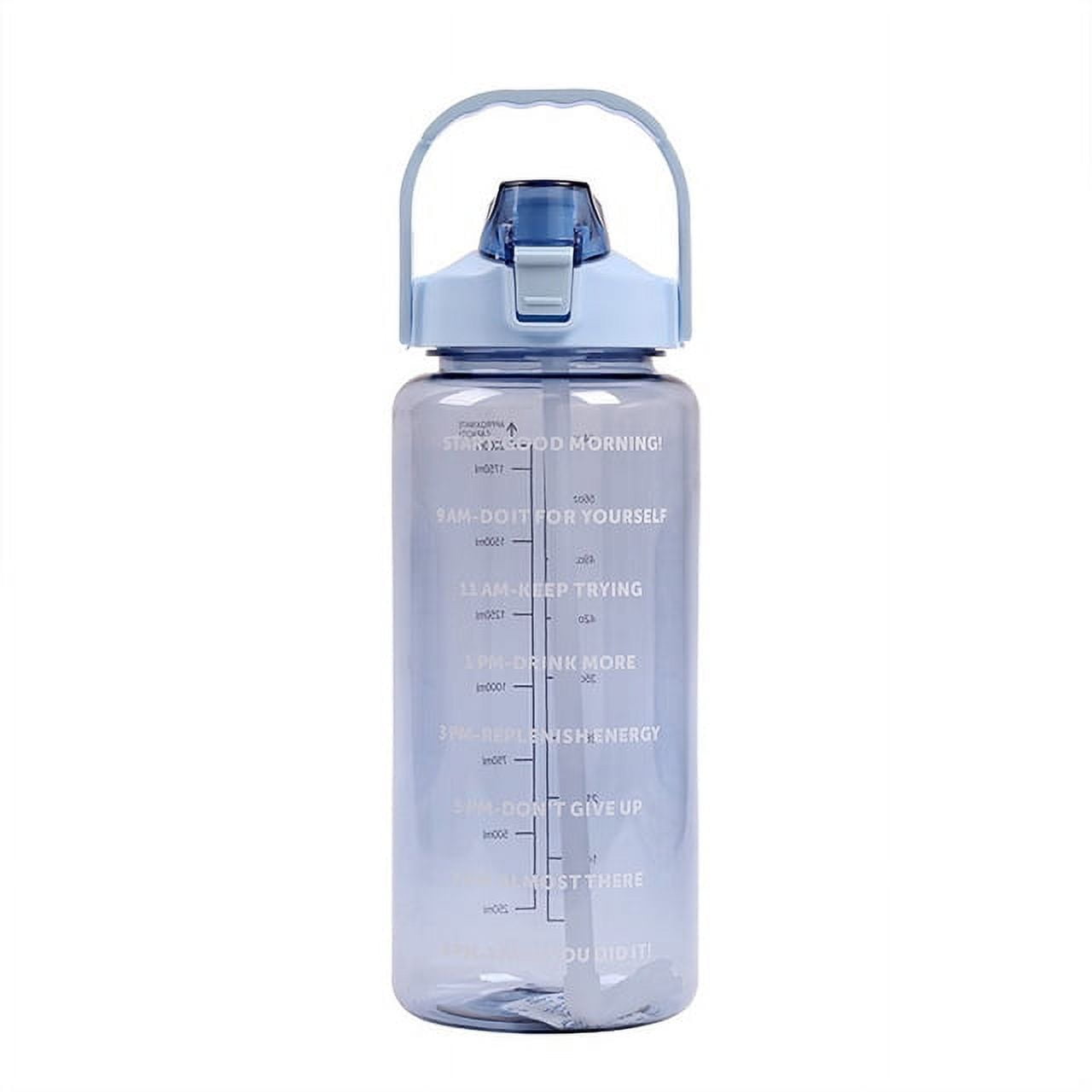 2 Liter Water Bottle with Straw Female Jug Girls Portable Travel bottles Fitness Bike Cup Summer ...