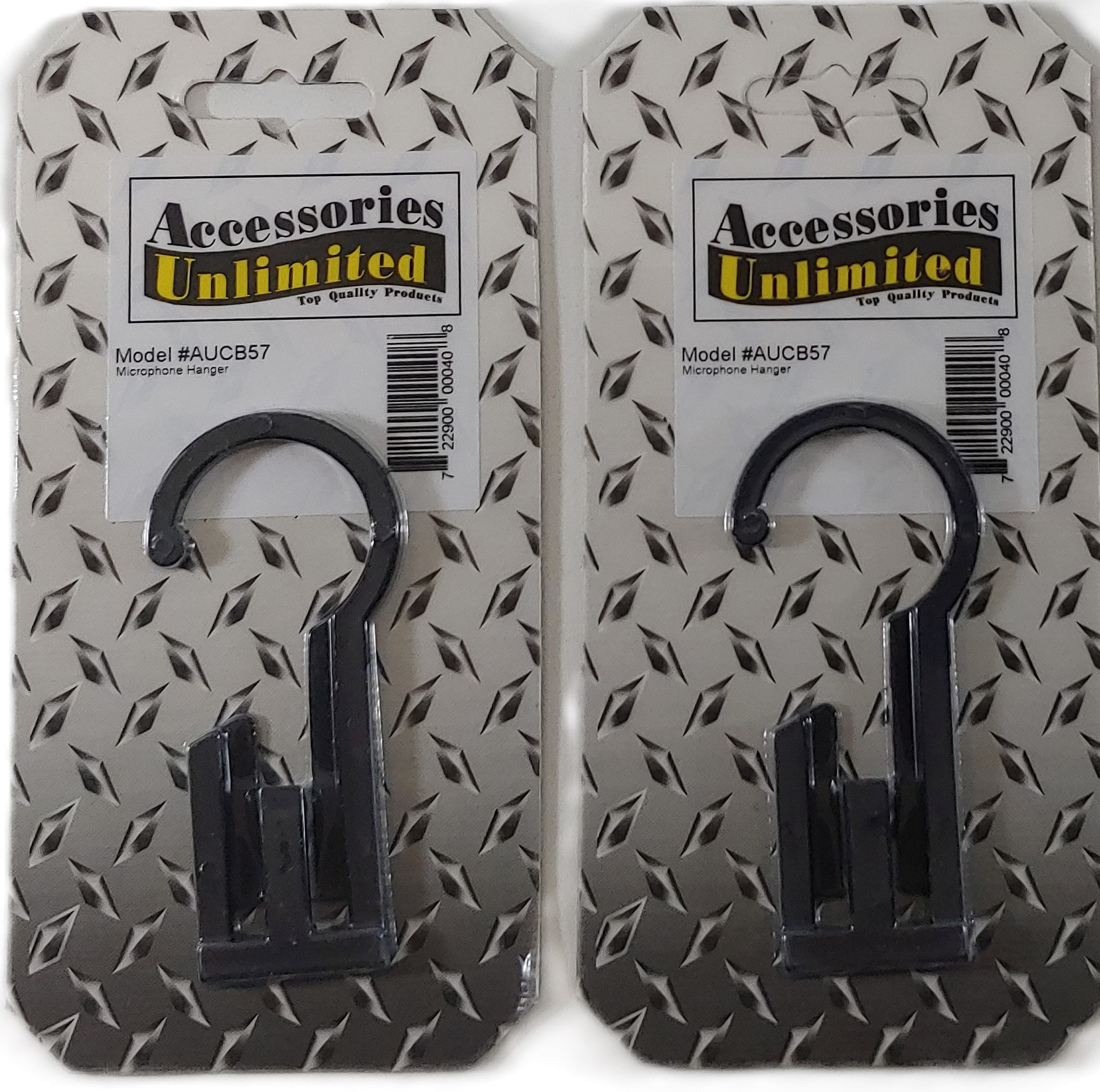 2 Lot Accessories Unlimited AUCB57 CB Radio Plastic Buddy Hook Mic ...