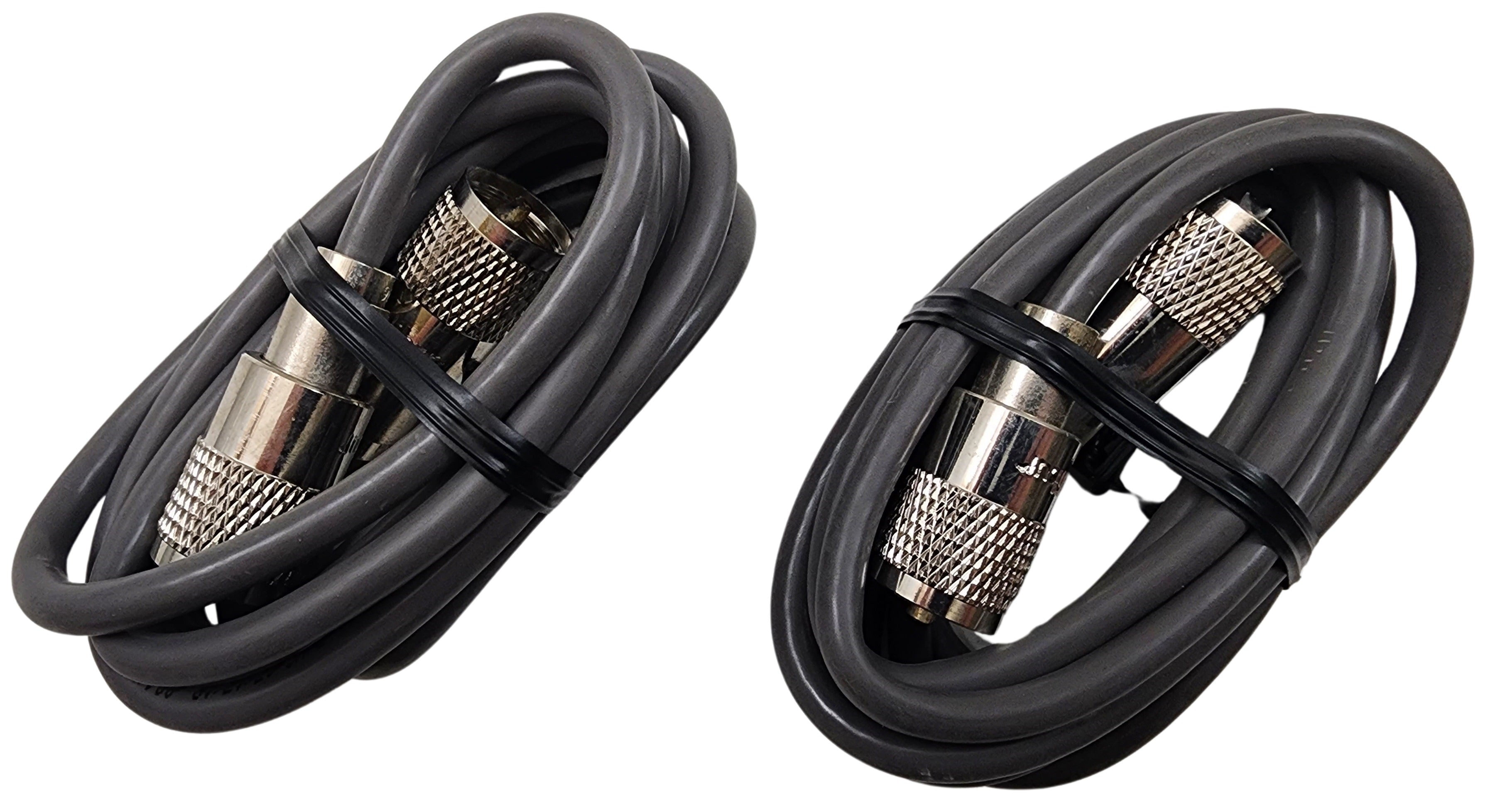 2 Lot Procomm PP8X6 6 Foot RG8X CB HAM Radio Antenna Coaxial Cable w ...