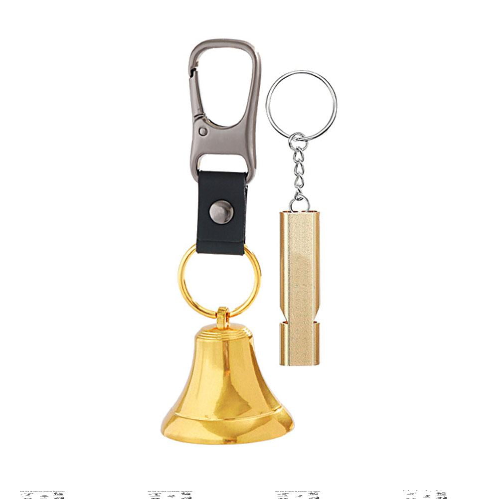 2" Loud Bear Bell for Hiking, Loud Bear Bell with Whistle Set for ...