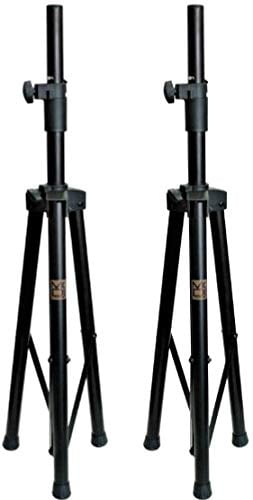 2 MR DJ SS350B Heavy Duty Folding Tripod PRO PA/DJ Speaker Stand ...