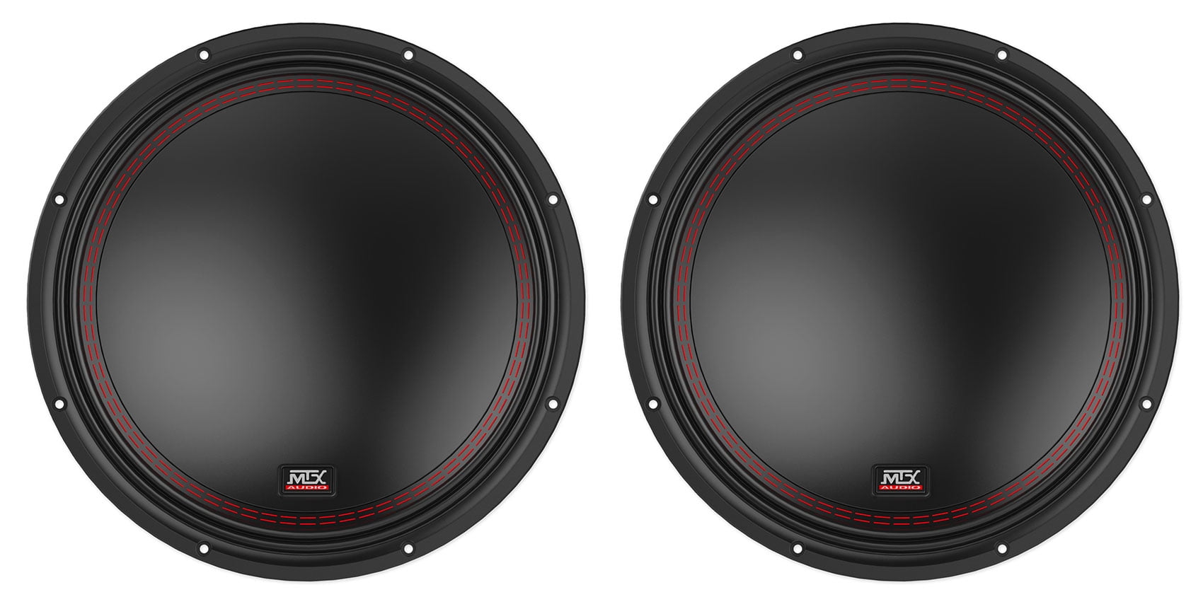 (2) MTX 5512-22 12" 1600 Watt Peak DVC 2-ohm Car Audio Subwoofers Subs ...