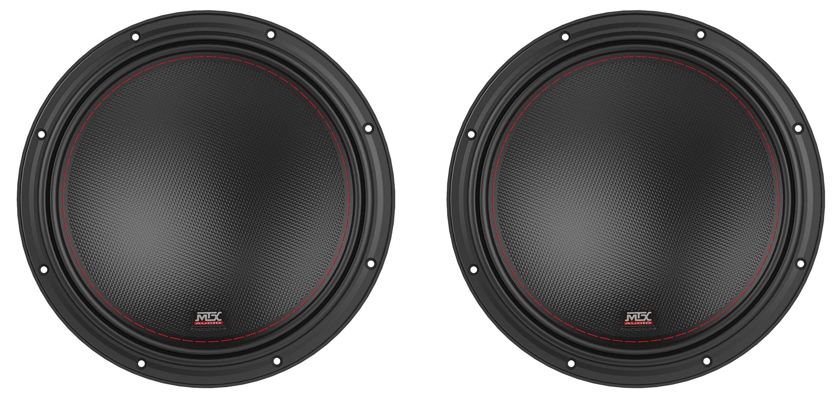 (2) MTX 7512-22 12" 3000 Watt Competition Car Audio Subwoofers DVC 2 ...