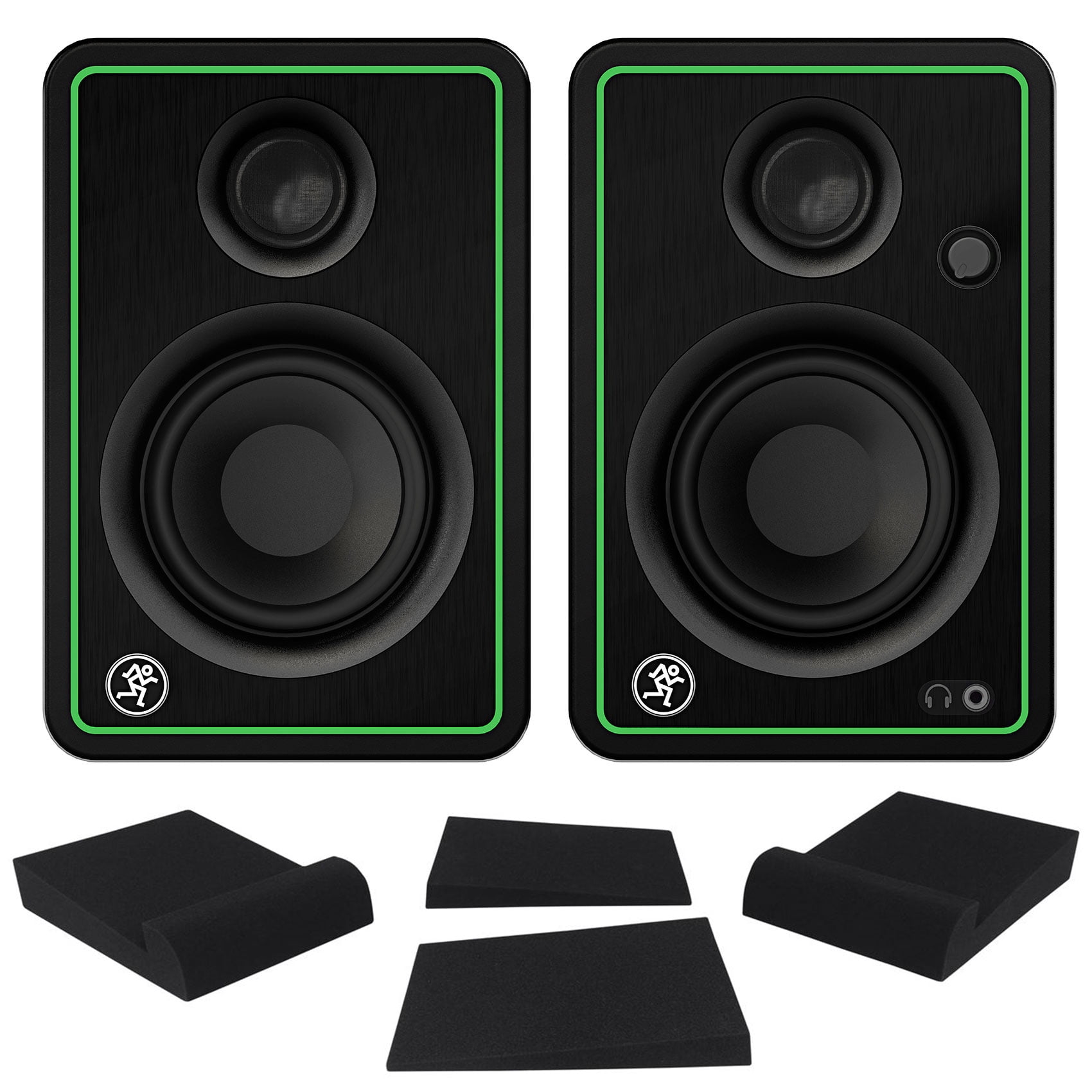 Mackie CR3-XBT 3" Bluetooth Studio Monitors with Isolation Pads ...