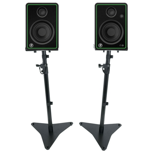 (2) Mackie CR4-X 4" 50w Multimedia Studio Monitors Speakers ...