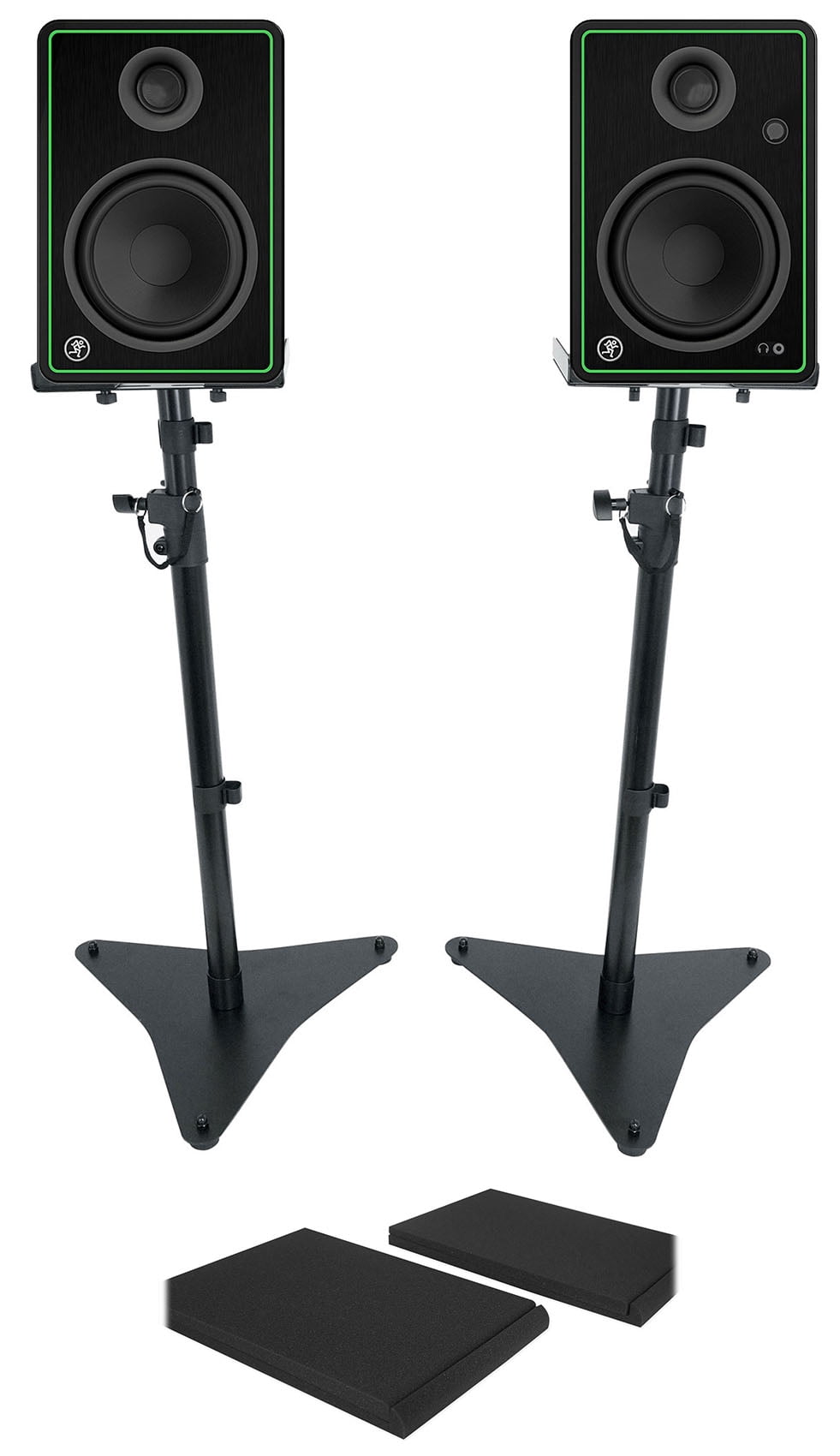 (2) Mackie CR5-X 5" 80w Multimedia Studio Monitors Speakers ...