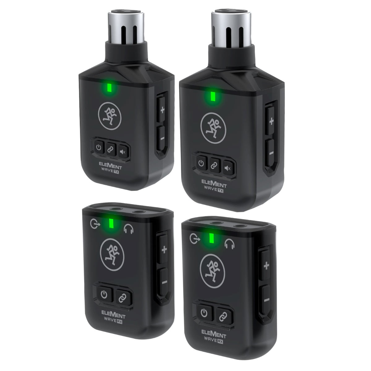 Mackie Element Wave XLR Handheld Wireless Microphone Systems, Audio ...