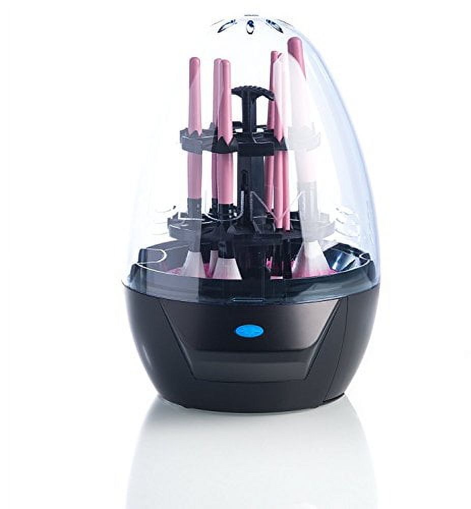 2 Makeup Brush Cleaner Device (Matte Black) - Electronic Cleaning ...