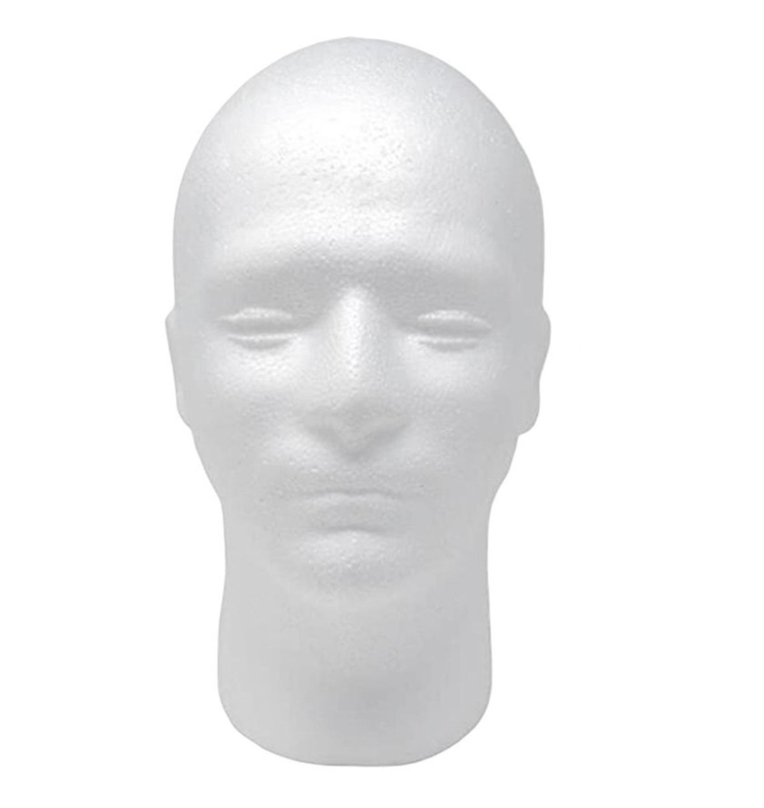 2 Male Foam Mannequin Head Stands, - Walmart.com