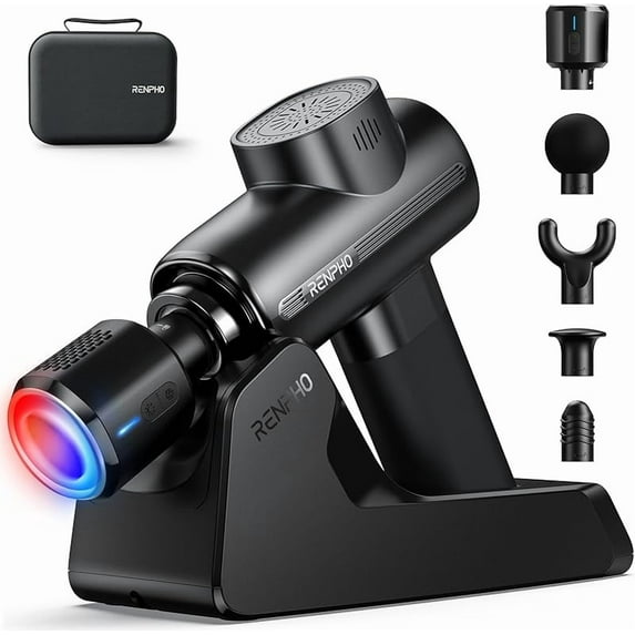 2 Massage Gun with Heat and Cold Therapy, Professional Deep Tissue ...