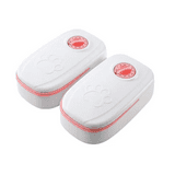 2 Meals Timed Automatic Dog Feeder Dual Bowls Smart Cat Food Dispenser ...