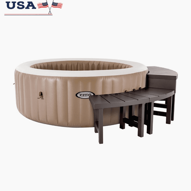 2 Medium and Tall PureSpa Benches 4 Person Above Ground Spas Seating ...