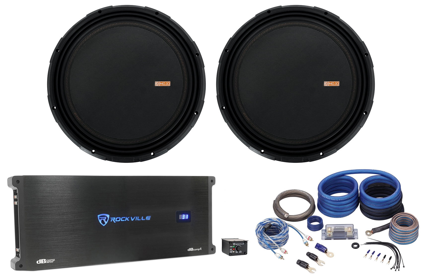 2 Memphis Audio MOJO 1512 15" 3000w Competition Car Subwoofers ...
