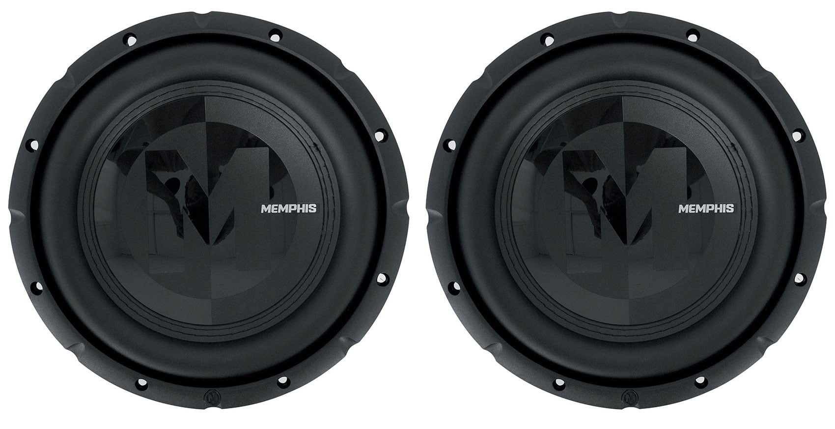 Memphis Audio 10 Inch Car Speakers, PRX1024 600 Watt Subwoofers w ...