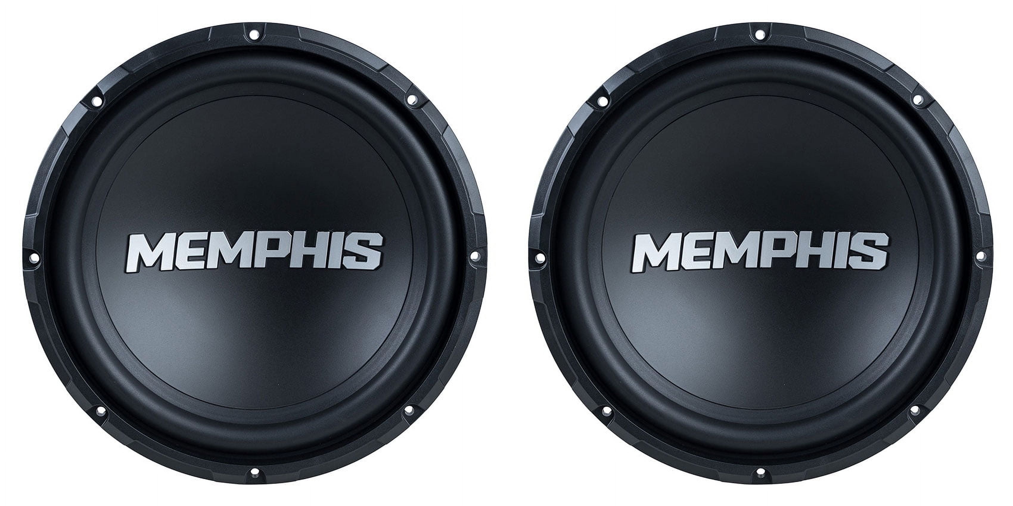 (2) Memphis Audio SRX1244V 12" 300 Watt RMS SR Subwoofers DVC 4 Ohm Car ...