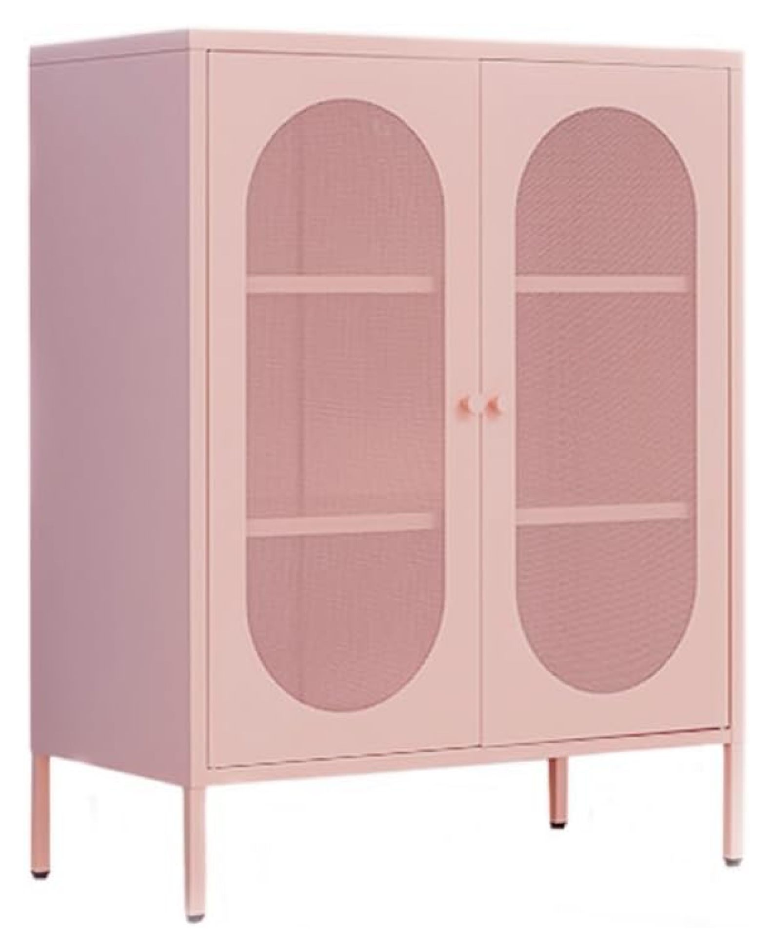 2 Mesh Door Metal Storage Cabinet for Bed Room,Living Room,Home,Hotel ...
