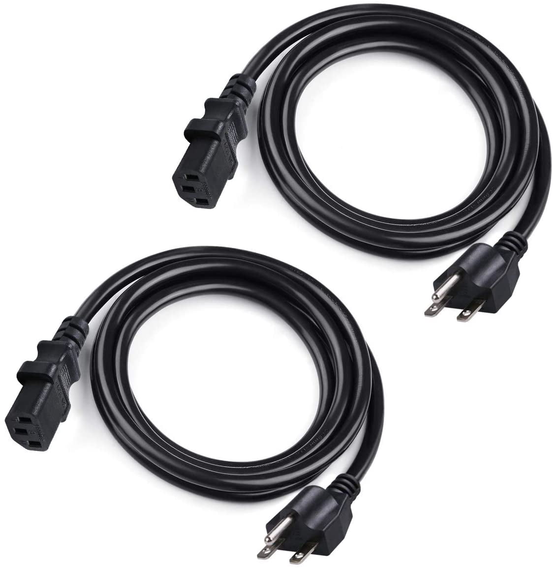 2 Meter (6.6 ft) Nema 6-15P to IEC60320 C13,14 Gauge 3 Prong Heavy Duty ...