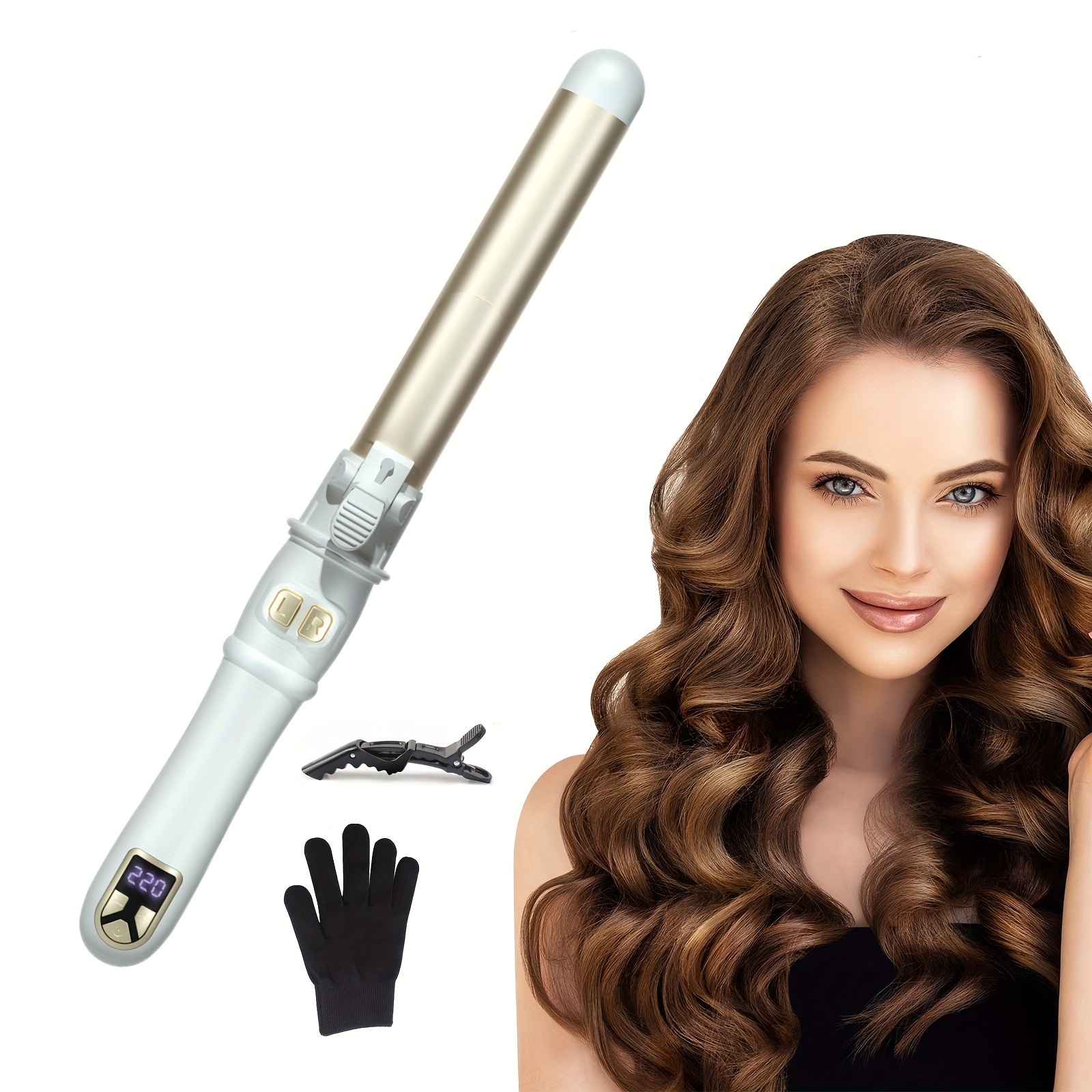 2 Meter Long Corded Automatic Hair Curler - Advanced Infrared and ...