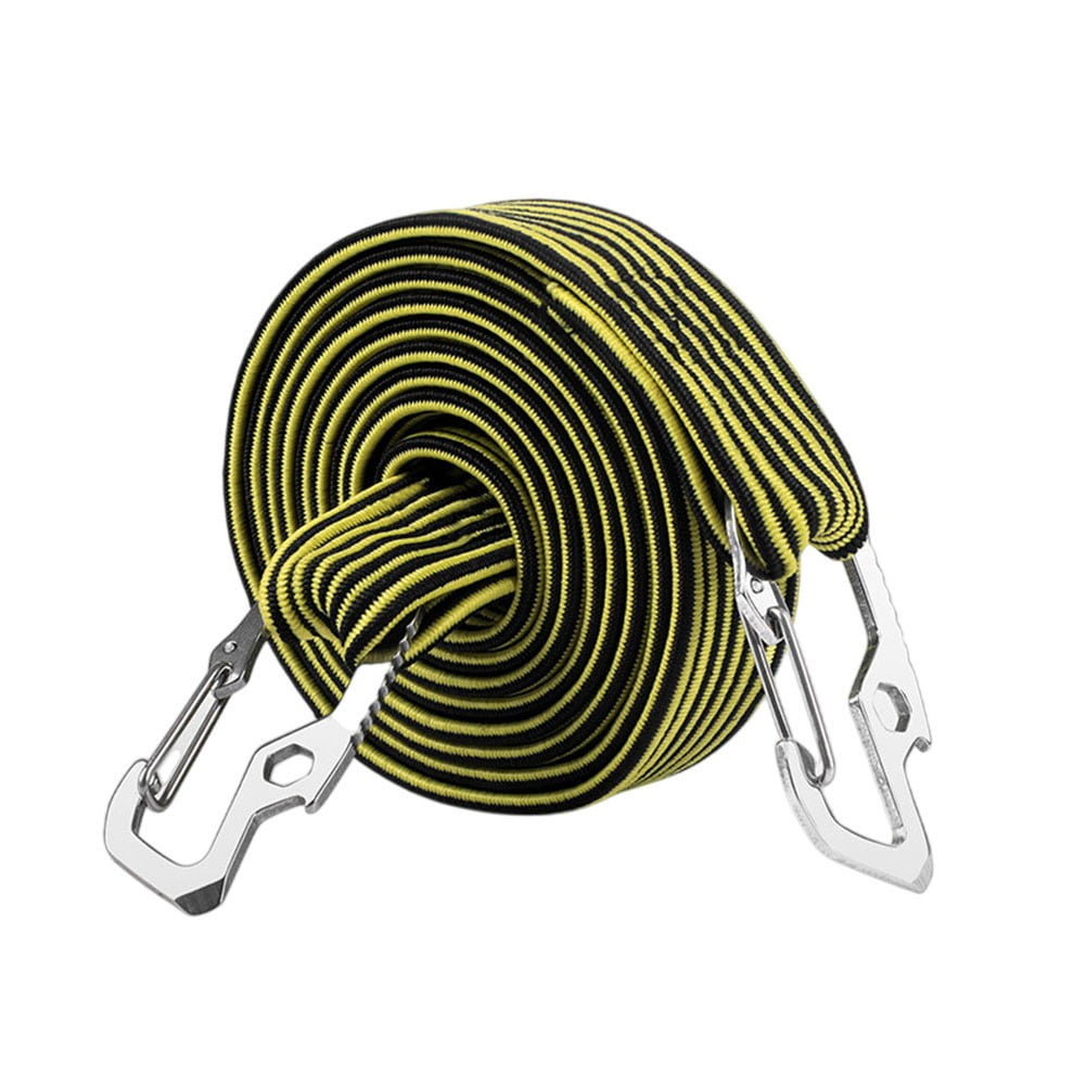 2 Meters Long Bungee Rops With Hooks Clips Luggage Cord Rope Elastics ...