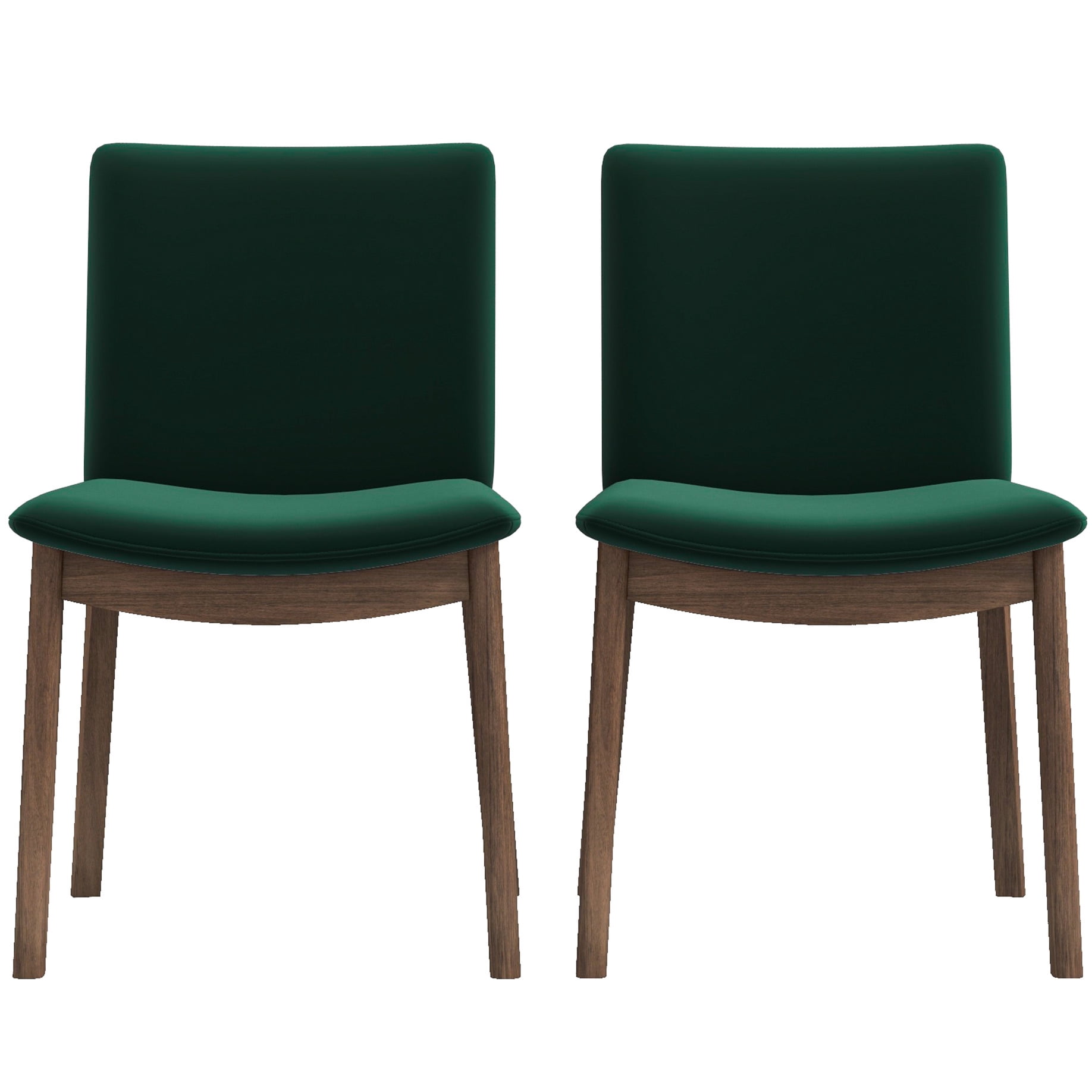 2 Mid-century Modern Dining Chair - , Solid Wood Style: Back Chairs (2 ...