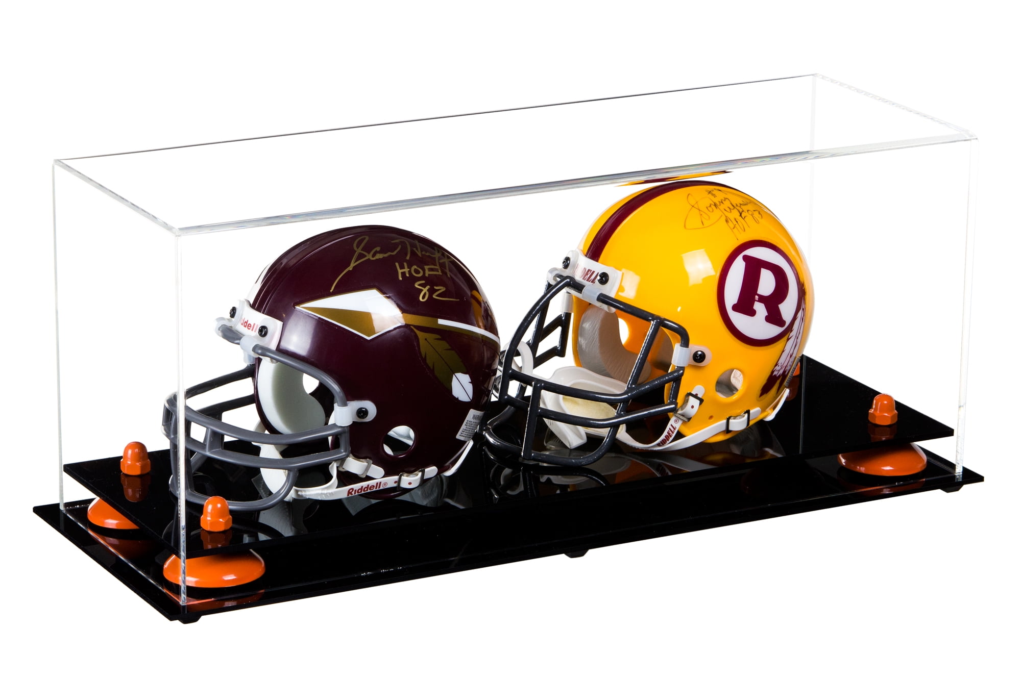 2 Mini Football Helmet Display Case (not full size) - Better Display ...