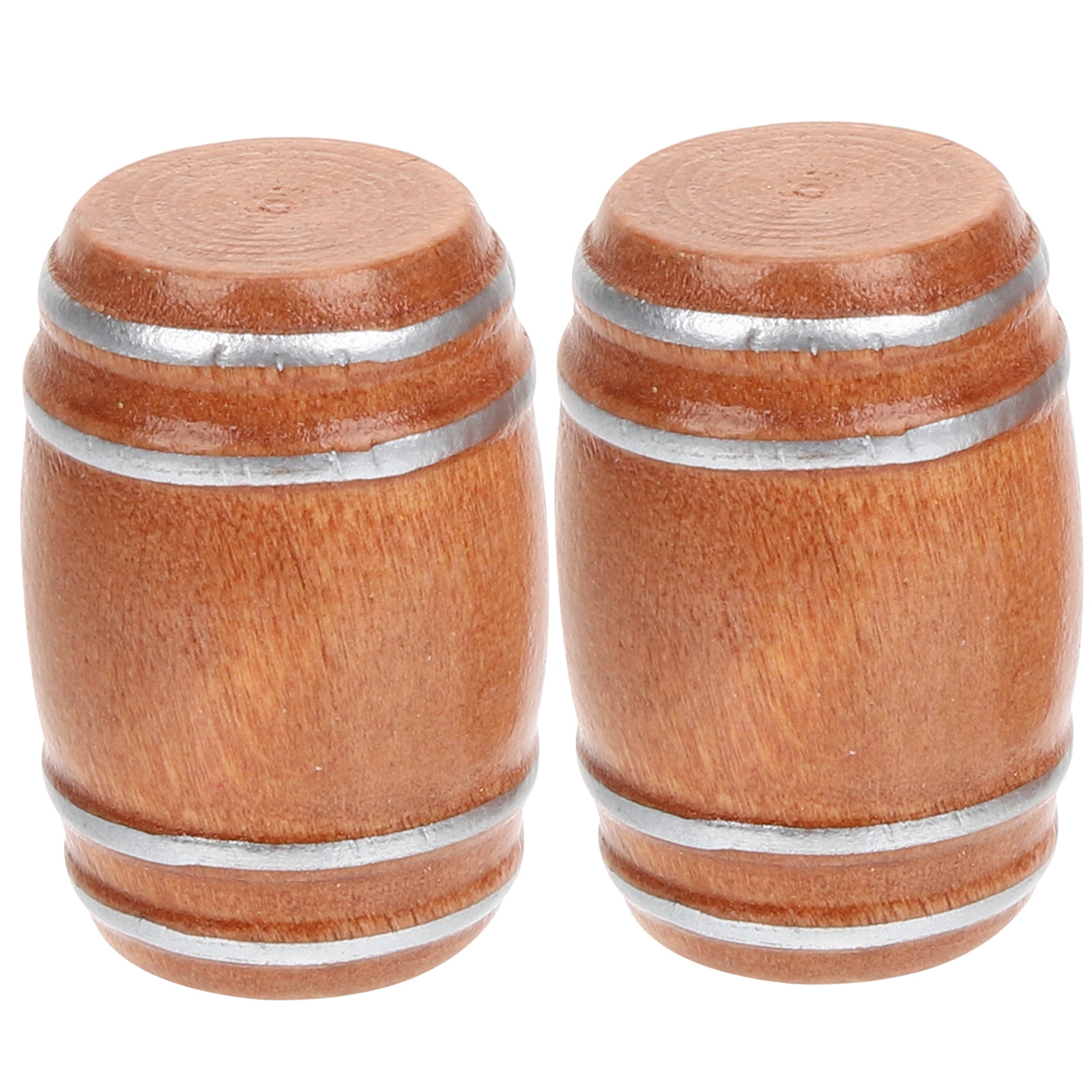 2 Mini Wood Beer Barrels for Home Decor - Walmart.com